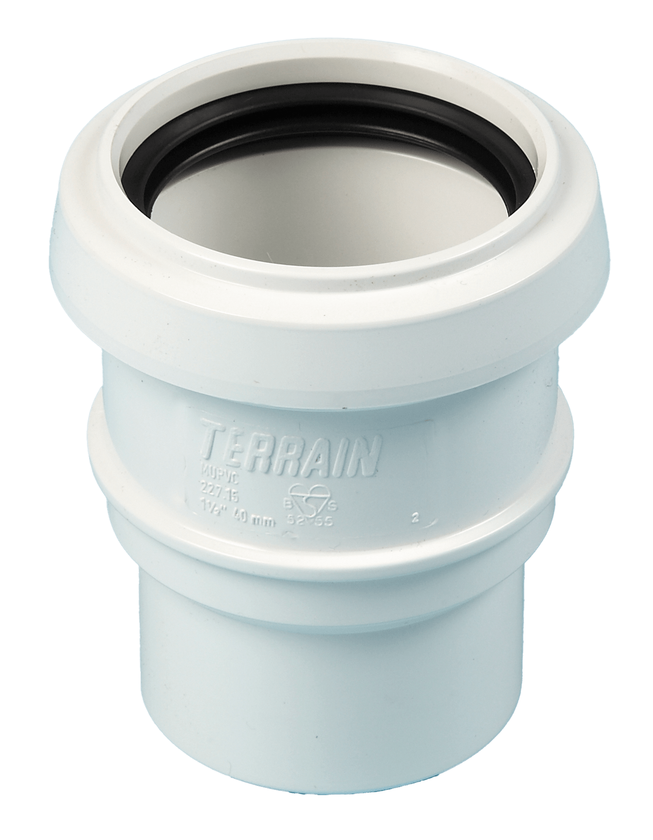 Polypipe Solvent Waste Spigot/Socket Coupler Grey – Pipekit