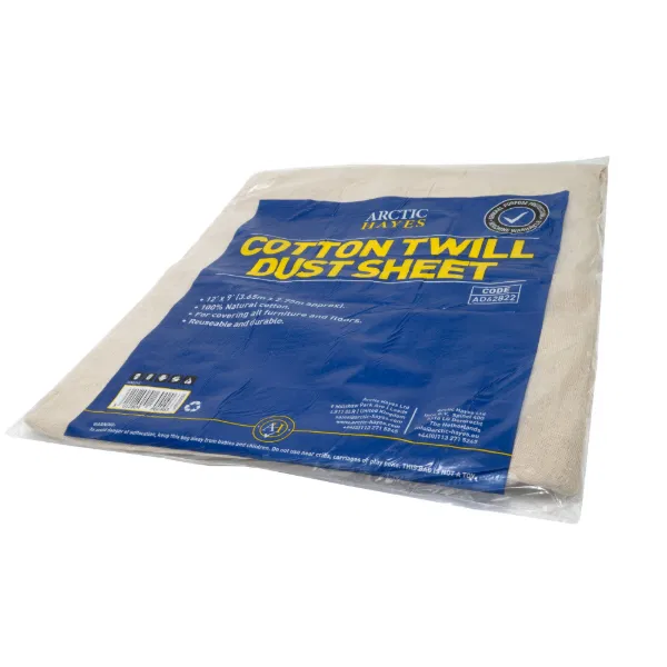 Artic Hayes 3.6m x 2.8m Cotton Dust Sheet – Pipekit