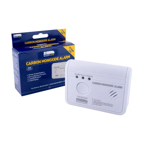 SleepSafe 10 Year Carbon Monoxide Alarm – Pipekit