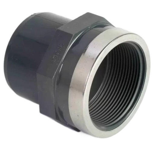 Astore PVC Adaptor Plain- BSP with Metal Ring – Pipekit