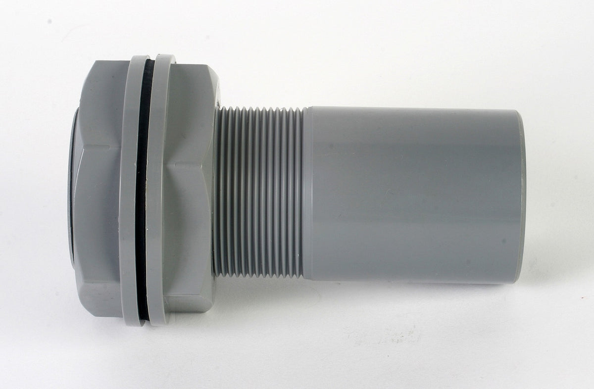 PVC Tank Connector Plain Threaded – Pipekit